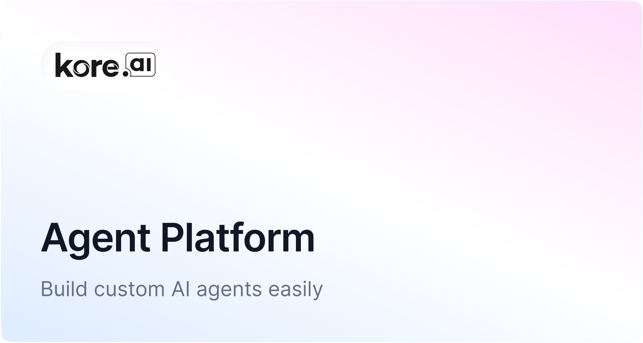 Agent Platform: App Creation